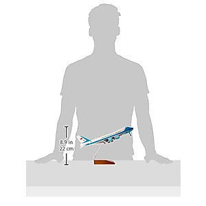Daron Skymarks Air Force One VC25 with Gear and Wooden Stand Model Kit (1/200 Scale)