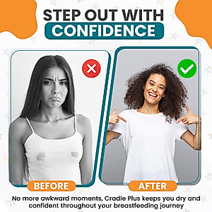 Breast Milk Catcher for Breastfeeding - Pack of 4 I Breast Shells Milk Collector for Breastmilk with Vent Plugs to Prevent Leaks I Breastfeeding Essentials