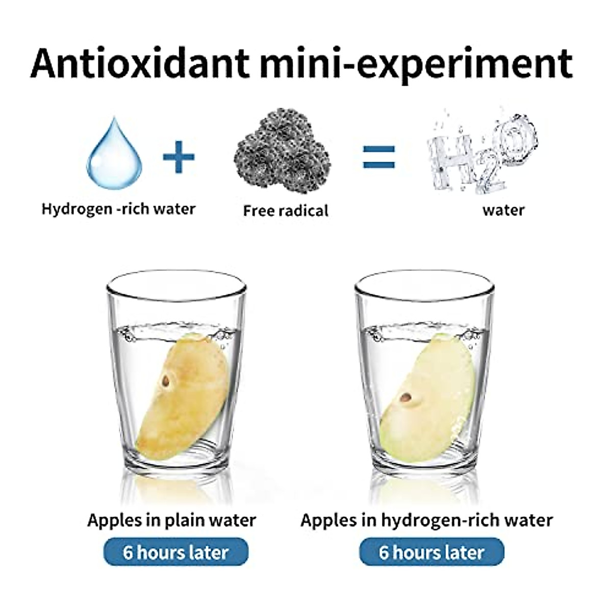 Glass Hydrogen Generator Water Kettle,Hydrogen Rich Water Kettle,Water Ionizer With SPE PEM Technology 1.7L Alkaline Ionizer Generator Electrolysis Generator Hydrogen Content up to 3600 PPB