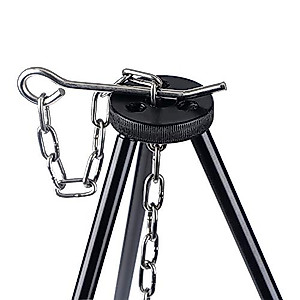 Camping Tripod Campfire Cooking Dutch Oven Tripod Mini Adjustable Grill Tripod Cooker Campfire Grill Stand Tripod Grilling Set Cooking Lantern Tripod Hanger with Storage Bag for Outdoor Activities