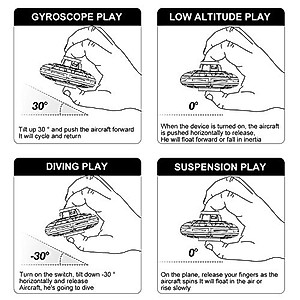 Kids Toys,FLYNOVA 2023 Hand Operated Mini Drones,UFO Magic Flying Orb with Lights,Hover Boomerang Fidget Spinner,Cool Christmas Birthday Gift Set Indoor Outdoor Party Boys Girls Teen Age 8 9 10 11+