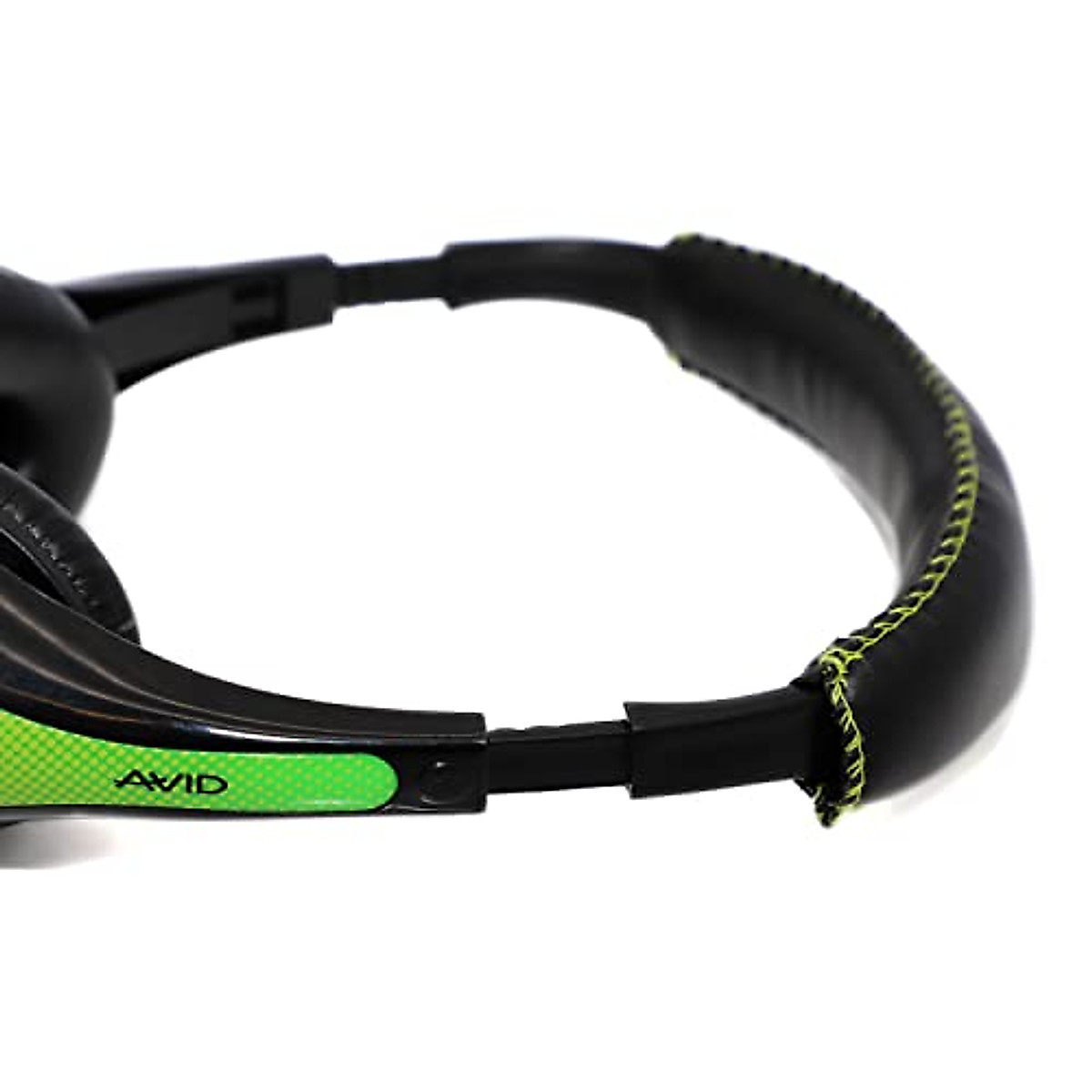 Avid AE-36 Green On-Ear Stereo Headphones with Boom Microphone (10-Pack)