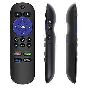 Replaced Remote fit for Hisense Roku TV 32H4D H4 series 40H4D 43H4D 50H4D 55H4D 55R7E 65R6070E 65R7E1 40H4F 43R7E 50R7E 32H4E1 55R6E 60R5800E 50R6E 65R6E1 32H4030F 40H4030F 43R6E 43H4030F 55R60