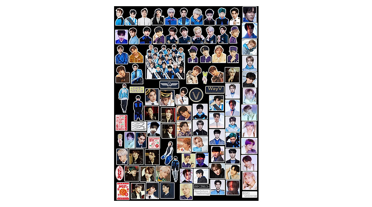 NCT 2021 Universe Sticker Pack - 100 Vinyl Stickers