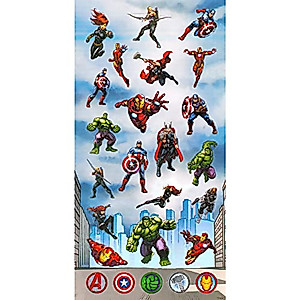 Marvel Store Lunch Box & Water Bottle Set - Avengers School Supplies Bundle with Insulated Lunch Box & Water Bottle for Kids Plus Stickers, Stampers, & More (Avengers Lunch Set)