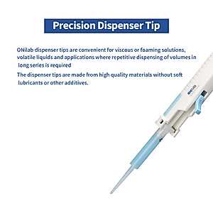 ONiLAB 5ML Lab Repeating Pipettor, Adjustable Volume Pipette, Micro Pipettes, High Precision Pipettor,Autoclavable