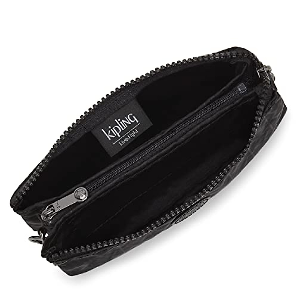 Kipling Womens Creativity Large Pouch, Versatile Cosmetics Kit, Lightweight Nylon Travel Organizer Wallet, Signature Emb, 7.25 L X 4.25 H X 1.5 D US