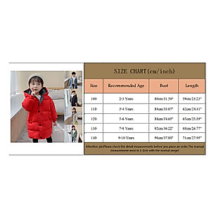 Girls Puffer Winter Coat Packable Hooded Puffer Jacket Thick Warm Puffy Coats Kids Winter Snow Coats Parka
