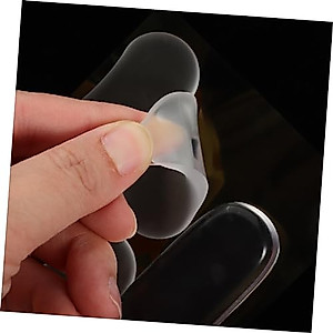 Luxshiny 3sets Toilet Seat Gasket Kit Toilet Covers Toilet Lid Bumper Silicone Toilet Bumpers Toilet Parts Bidet Bumper Attachment Toilet Seat Bumper for Bidet Attachment 5pcs*3