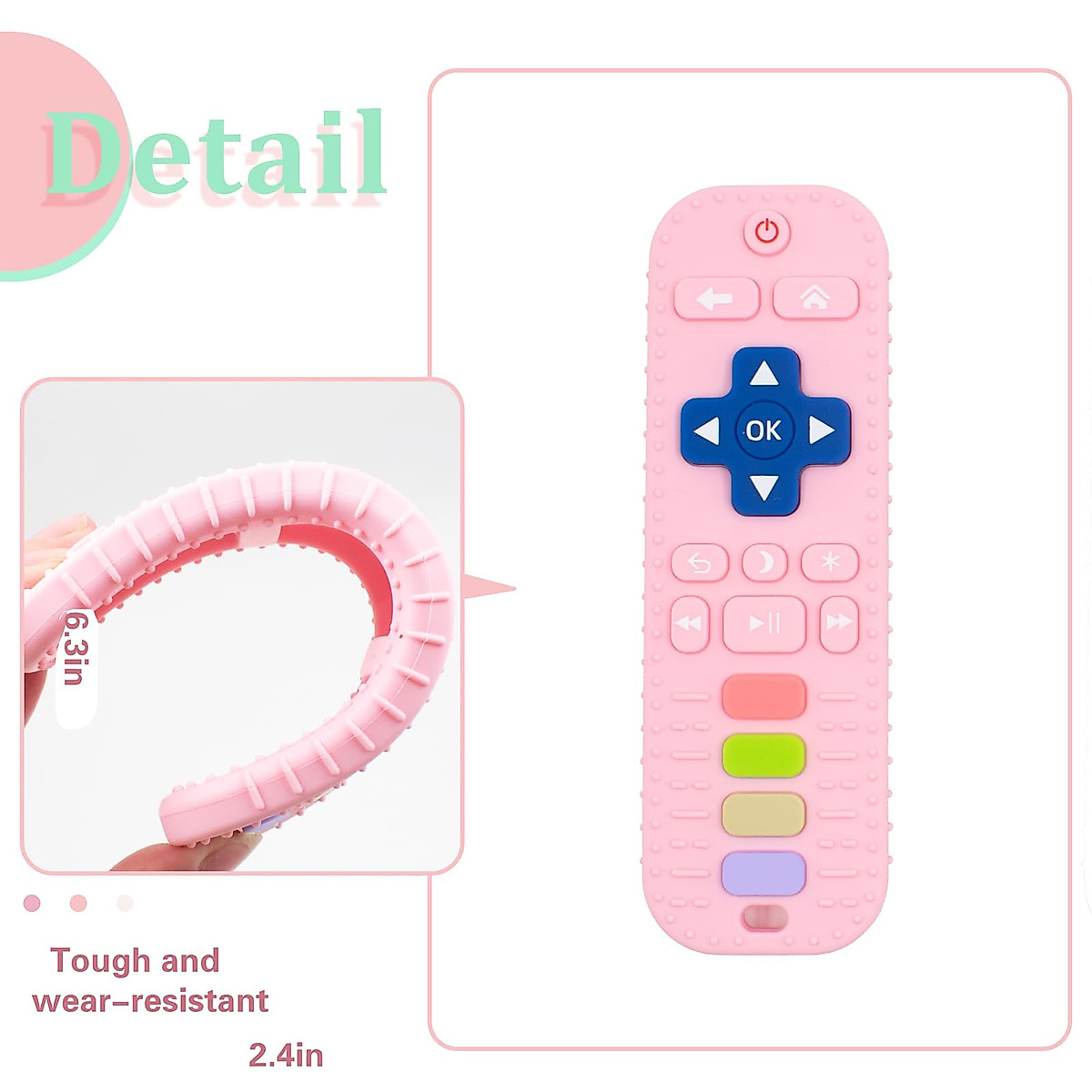 QZONELIFE Dog Chew Toys 2pcs Tough Dog Toys for Aggressive Chewers Durable Tough Silicone Chew Toy for Medium/Large Breed Dogs Long Lasting Interactive Dog Toys