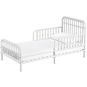 Little Seeds Monarch Hill Ivy Metal Toddler Bed, White
