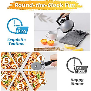 iPlay, iLearn Kids Kitchen Toy Accessories, Toddler Cooking Playset, Pretend Pots Pans Set, Fake Cookware Appliance Cutting Play Food, Utensils, Birthday Gift for 3 4 5 Years Old Girls Boys Baby Child