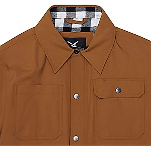 Arctix Men's Standard Midway Utility Shirt Jacket, Cappuccino, Small