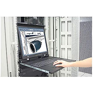 Crystal Image Technologies - Rackmount Monitor, 1920 X1080, 1U 17.3" LCD, VGA + HDMI Input Part#RM-F17USD-16BRK, 3 Year Warranty
