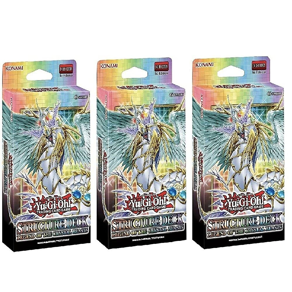 TCG: Legend of The Crystal Beasts Structure Deck - Contains 3 Structure Decks
