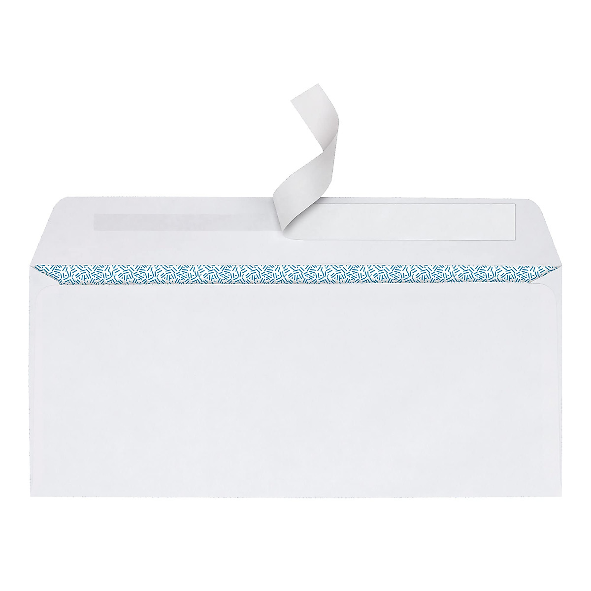 Office Depot Clean Seal(TM) Security Window Envelopes, 10 (4 1/8in. x 9 1/2in.), White, Pack Of 250, 77292