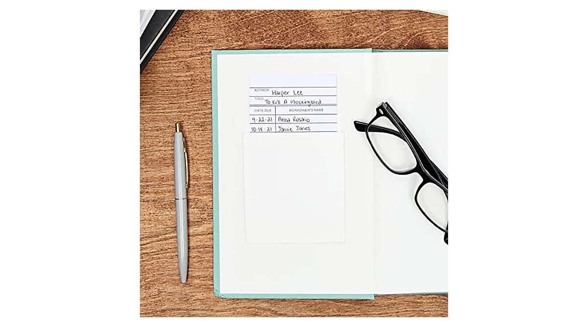 250-Pack Library Cards for Easy Book Tracking