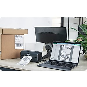 IIMMER Professional Label Printer - Commercial Grade Label Maker with High-Speed Direct Thermal Printing for Shipping, Barcode, Address, Labeling, Mailing, Compatible with Windows and Mac