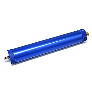 30Mpa Oil Water Separator PCP Air Compressor Pump 4500Psi High Pressure Air Filter Diving Separator L300mm OD50mm with 8mm Female and Male Quick Connector (Blue)