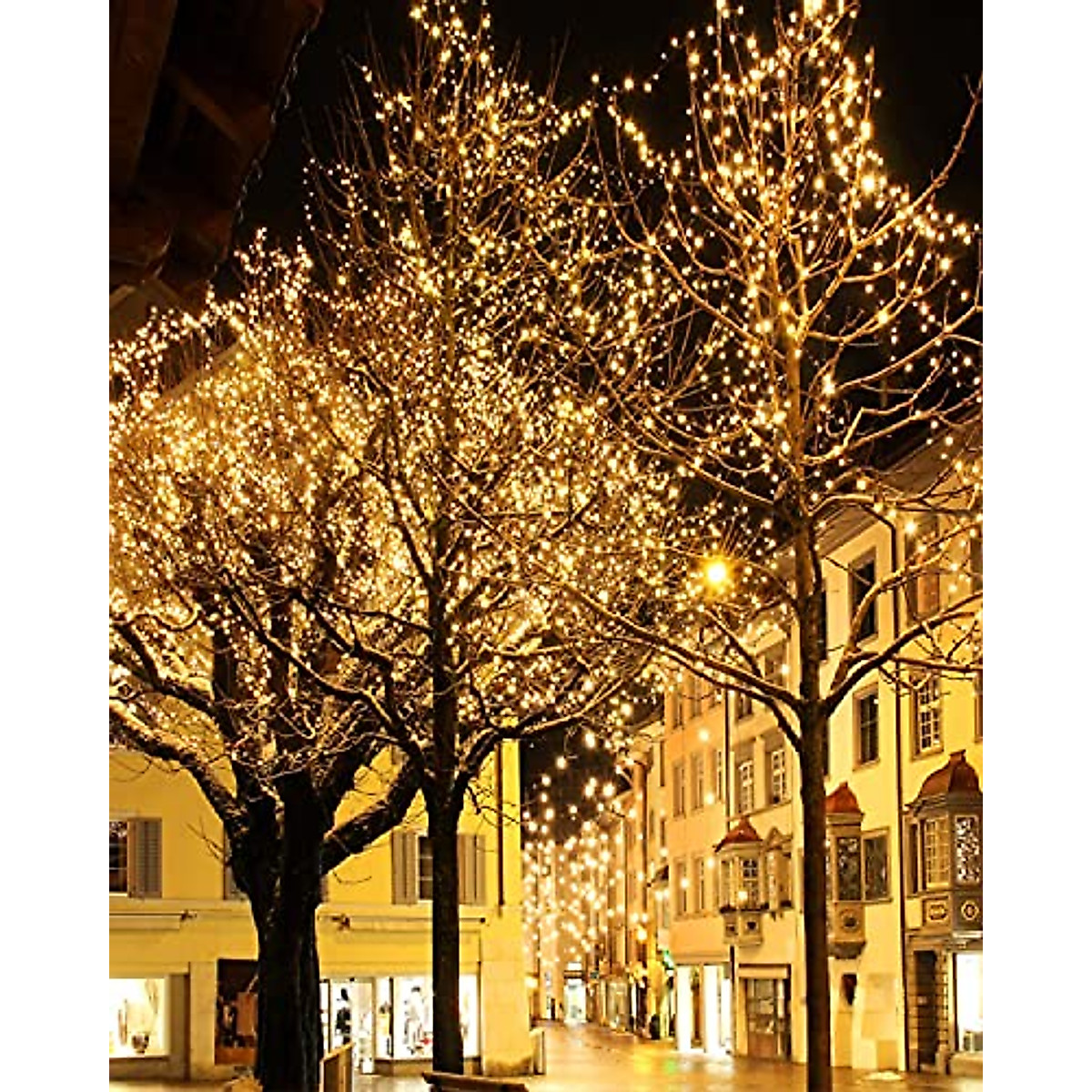 OxyLED Solar String Lights Outdoor, 72ft 200 LED String Lights Solar Powered Waterproof Decorative Fairy Lights for Garden Patio Wedding Party Christmas Tree Halloween (Warm White)