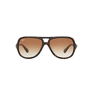 Ray-Ban Sunglasses Tortoise Frame, Brown Lenses, 59MM