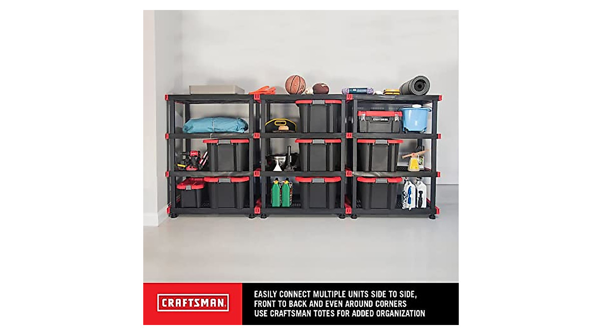CX Craftsman 4-Tier Heavy Duty Storage Shelving Unit