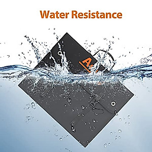 Aguei Upgrade 120W Foldable Solar Panel Monocrystalline for Portable Power Station Solar Generator Solar Charger 12V Battery with Auto 2.0/3.0 USB, for Outdoor RV Camper Off Grid Solar Power Backup