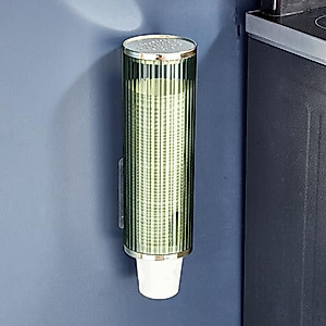 Kvfubvfeb Convenient Cup Holder Rack Practical Cup Dispenser Wall Mounted Paper Cup Holder Cup Stand Rack