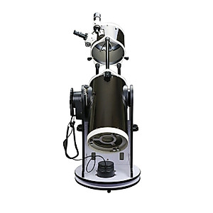 Sky Watcher Sky-Watcher Flextube 250 SynScan Dobsonian 10-inch Collapsible Computerized GoTo Large Aperture Telescope, White, (S11810)