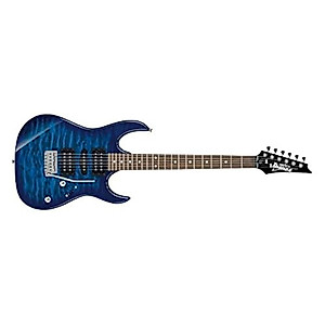 Ibanez 6 String Solid-Body Electric Guitar, Right, Blue (GRX70QATBB)