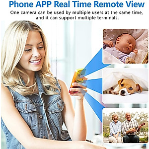 Home WiFi Security Camera Wireless Indoor Outdoor Body Cameras Nanny Cam Smart Baby Cams Pet Dog Cat 1080P Remote Portable Phone APP Room