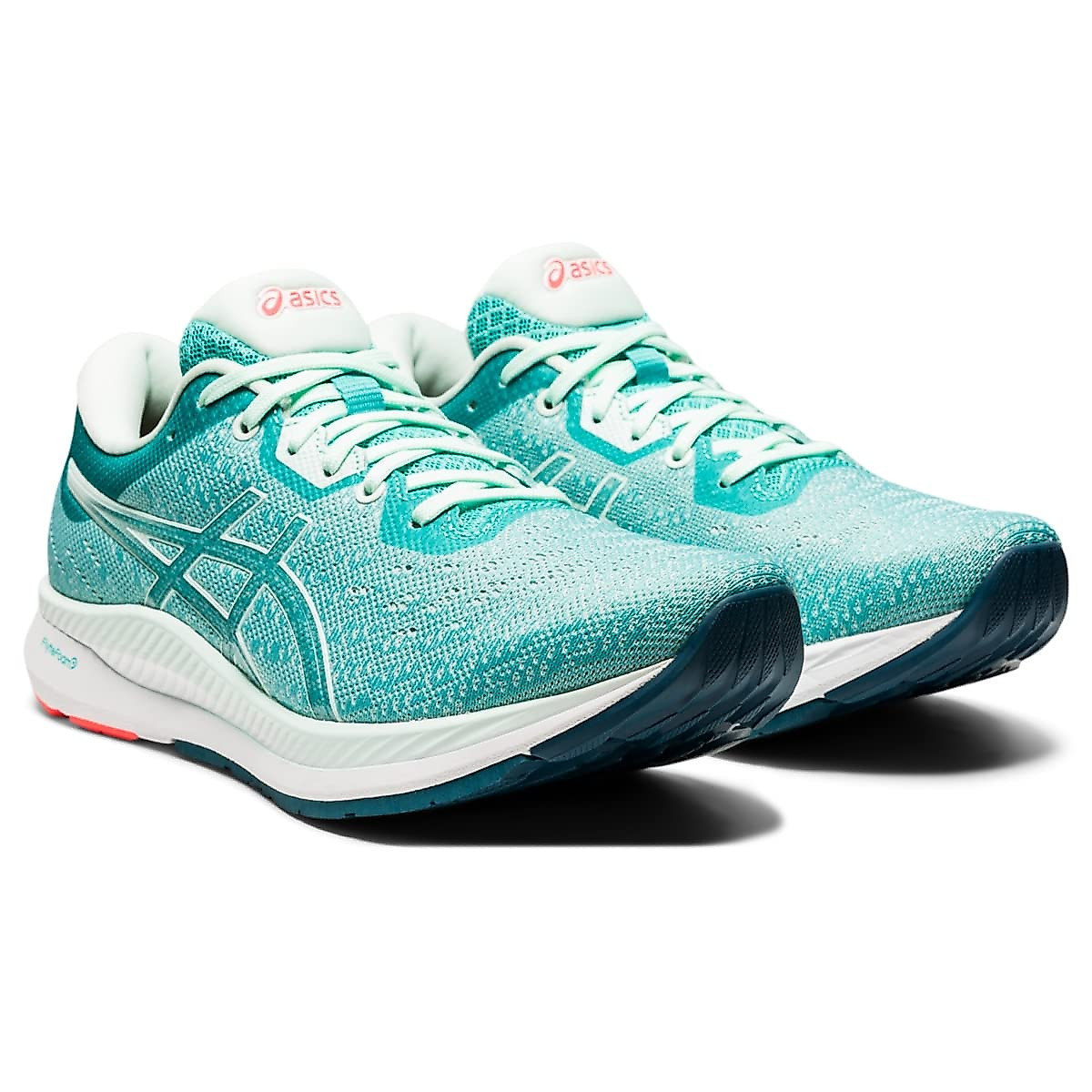 ASICS Women's EvoRide Running Shoes, 8, Techno Cyan/BIO Mint
