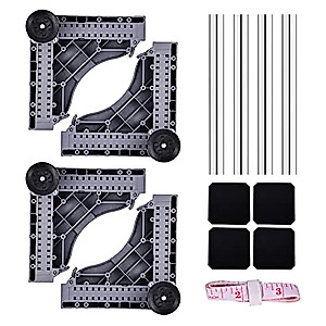 Mini Fridge Stand, Multi-Functional Furniture Dolly Roller Base Movable Adjustable Base Telescopic Dolly for Refrigerator Dryer Washer Cabinet (4 feet)