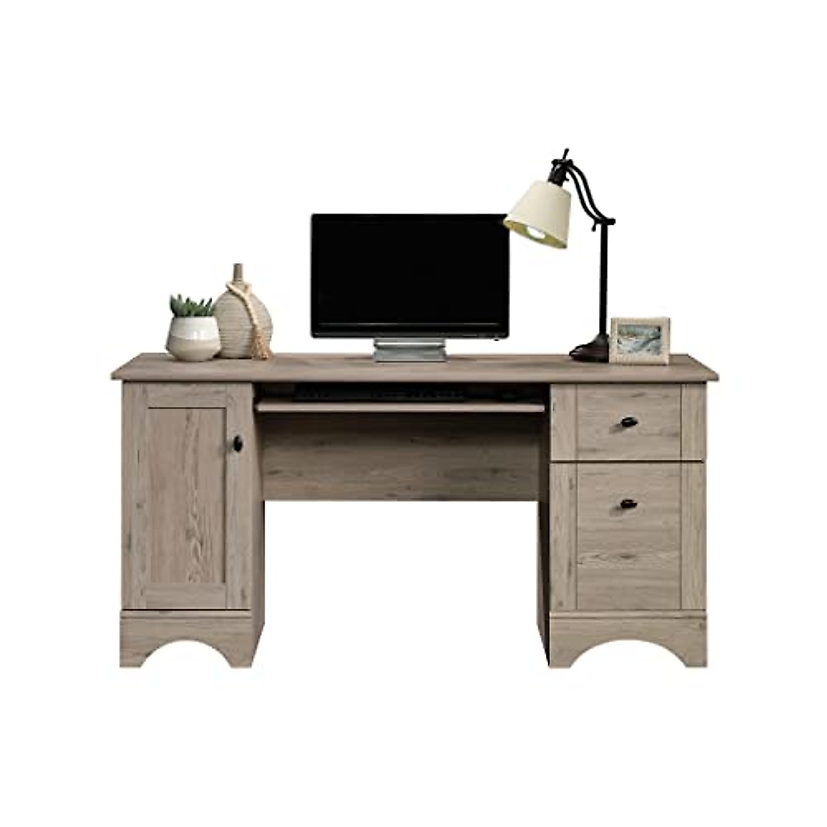 Sauder Miscellaneous Home Office Desk, Laurel Oak Finish