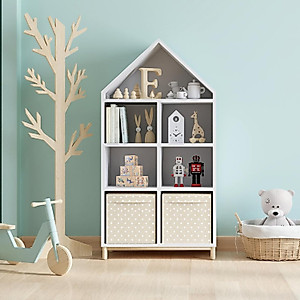 6 Pcs Ocean Animal Nursery Decor Blocks Wooden Shelf Decor for Baby Nursery Room Kids Bedroomm