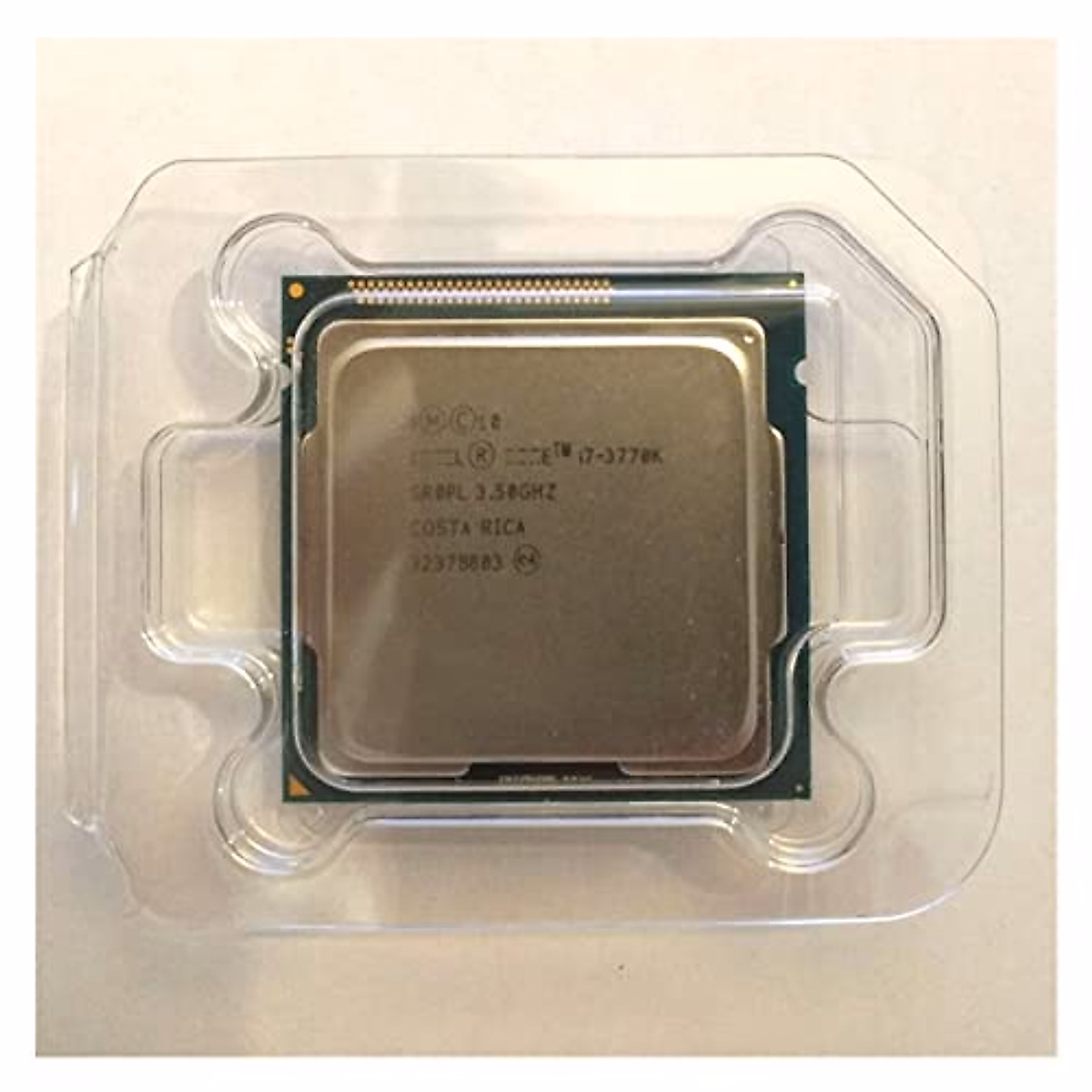 MovoLs CPU Compatible with Core I7 3770K 3.5GHz Quad-Core 8MB Cache with HD Graphic 4000 TDP 77W Desktop LGA 1155 CPU Processor Improve Computer Running Speed