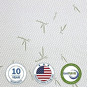 wOod-it Full Mattress, 10 inch Full Size Mattresses in a Box Cooling Gel Memory Foam Mattress for Kids Bunk Trundle Bed Daybed Medium Firm