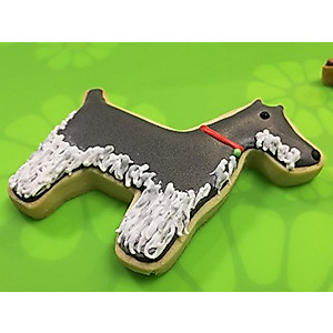 JOKUMO Dog Lover Complete Cookie Cutters Set – 10 PC High Grade 430 Stainless Steel –Golden Retriever, Miniature Schnauzer, Dachshund, Dog sit position, Dog Paw, Dog House, Fire Hydrant and 3 Dog Bone