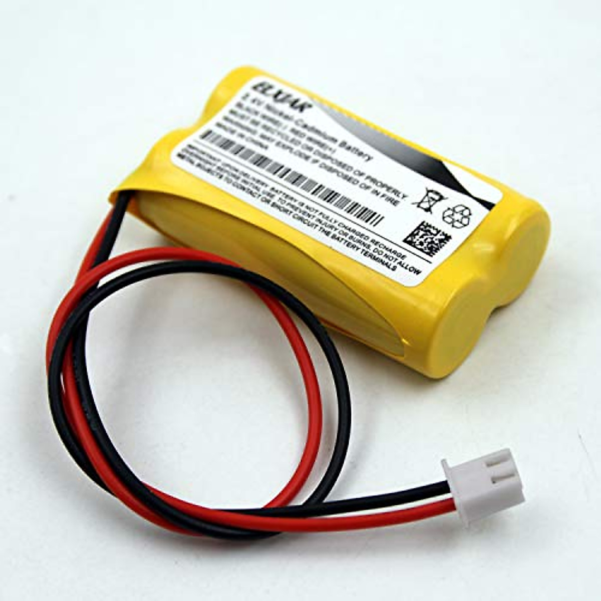 elxjar (5-Pack) 2.4V 600mAh Battery Replacement Exit Sign Emergency Light Exitronix 10010036 Lithonia 10010034 Interstate NIC1394 BEL-179