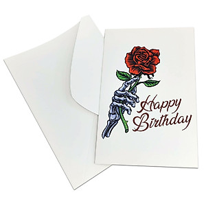 ProGibbs Greeting Card (Happy Birthday (Rose))