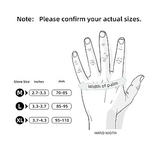 Synmax Vinyl Exam Gloves Disposable Exam Gloves, 4 Mil, Latex & Powder Free, Food-Safe, Lightly-Textured, Blue XL Size Case of 1000