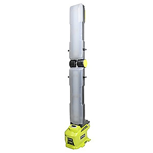 Ryobi P727 One+ 18 Volt 950 Lumen 270 Degree Rotating LED Work Light with Integrated Mounting Hooks (Battery Not Included, Light Only)