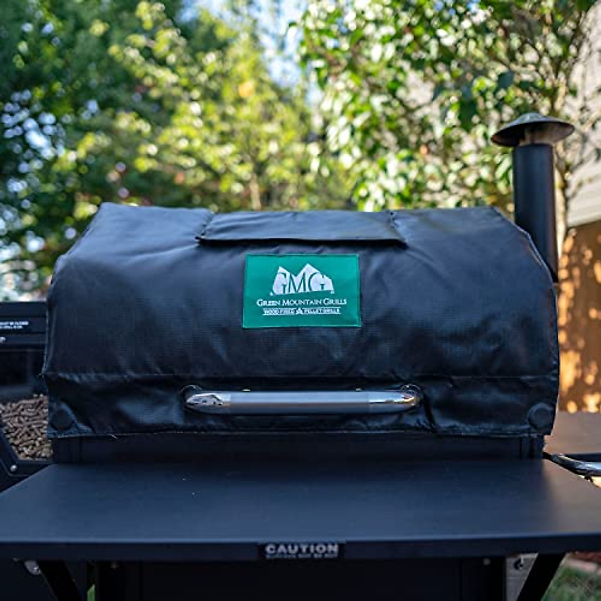 Green Mountain Grills 6012 Davy Crockett Heavy-Duty Weather-Resistant Insulated BBQ Grill Thermal Blanket, Black