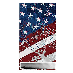 PlayVital Impression US Flag Custom Vinyl Skins for Xbox Core Wireless Controller, Wrap Decal Cover Stickers for Xbox Series S Console Controller