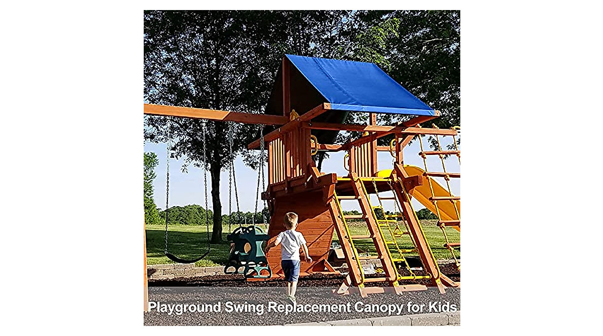 Durable 52"x90" Swing Set Replacement Tarp - Bright & Waterproof