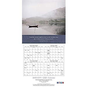 2021 Simplicity Inspirations for a Simpler Life 16-Month Wall Calendar