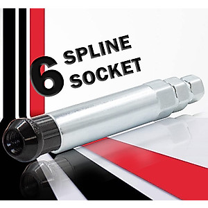 Wheel Accessories Parts Set of ATV/UTV 16 Black 12x1.5 Lug Nuts 1.38" Long for Car Small Diameter Bulge Acorn Spline Lug Nuts Cone Seat Locking with Key (M12 x 1.5, Black)