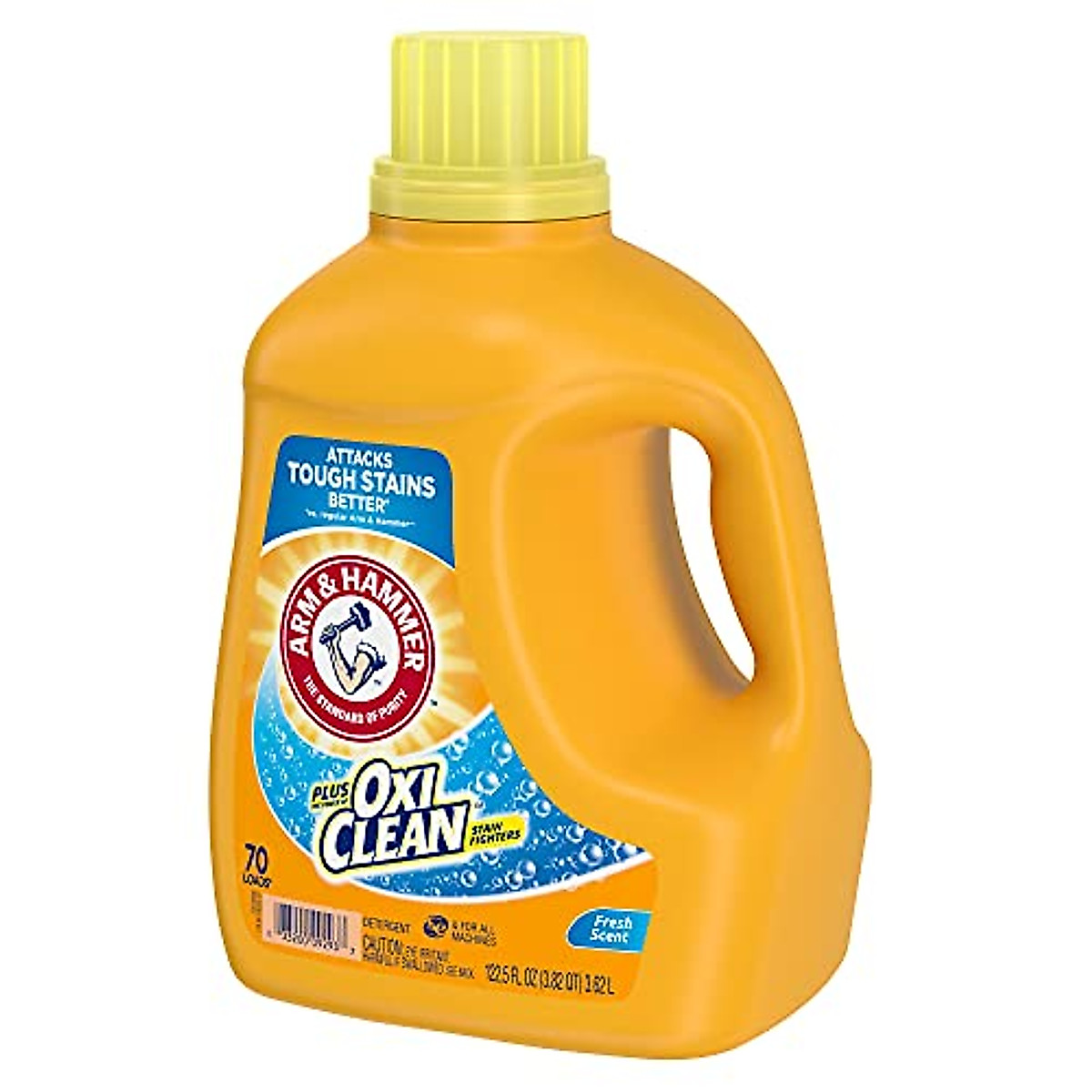 Arm & Hammer Liquid Laundry Detergent Plus OxiClean, Fresh Scent, 70 loads