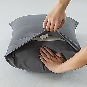 King Size Comforter Set Grey, All Seasons Bedding Comforters & Sets with 2 pillow Cases, 3 pieces Lightweight Summer Duvet Insert, Down Alternative Bed Comforter Set and Noiseless 102x90 inches