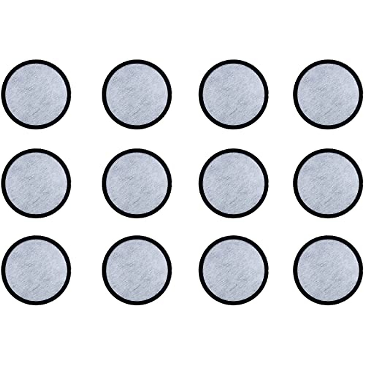 PURE GREEN 12-Pack of Mr. Coffee Compatible Water Filter Discs - Fit Mr Coffee Compatible Filters - Replacement Charcoal Water Filter Discs for Mr Coffee Coffee Brewers